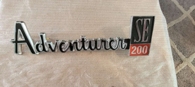 Adventurer SE 200 Emblem NOS price PER EACH