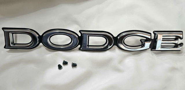 "Dodge" Hood Emblem - Mopar Licensed reproduction