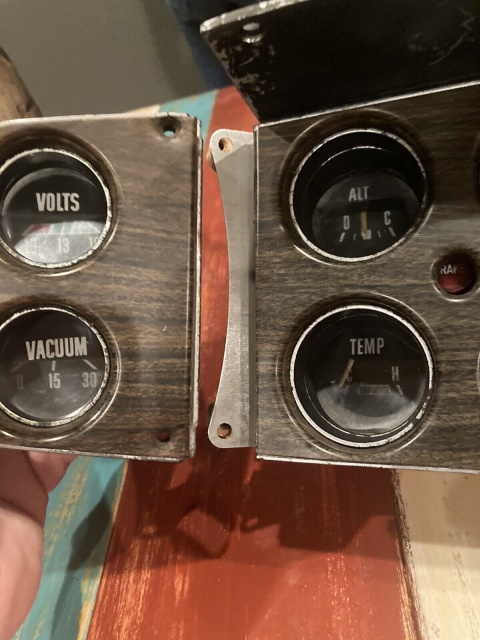 Dash Faceplate Bracket sets - reproduction 3738503 & 3738504