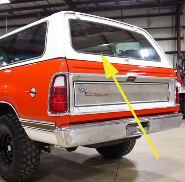 Rear Liftgate - Window Seal - 74-80 Ramcharger/Trailduster