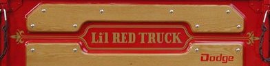 "Li'l Red Truck" Tailgate decal - reproduction